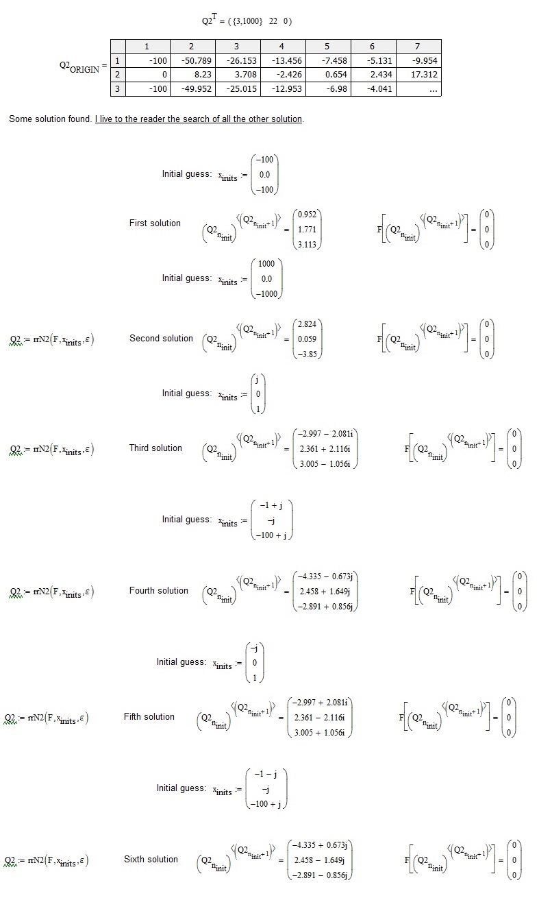 Solved: Help Solving Non-linear system of equations - PTC Community