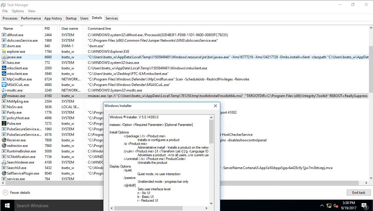 PTC Integrity 11 client Installation Error - Toolk... - PTC Community
