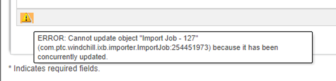 Import From Spreadsheet File Validation Error Con Ptc Community