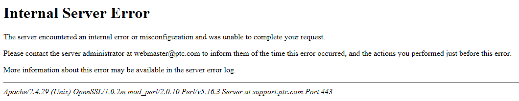 Solved Log In Errors In All Ptc Sites Ptc Community