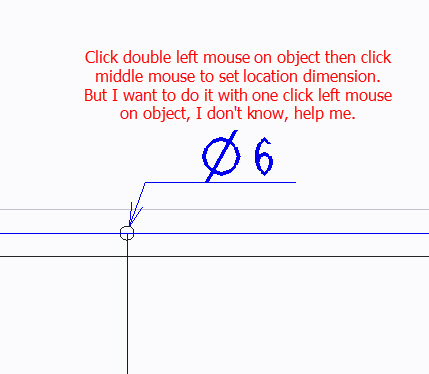 Solved: How to create diameter dimension with one click le... - PTC Community