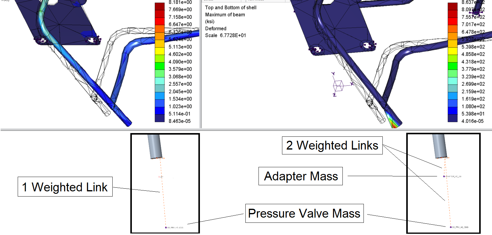 Solved: How to apply weighted links for 2 Mass points to a... - PTC ...