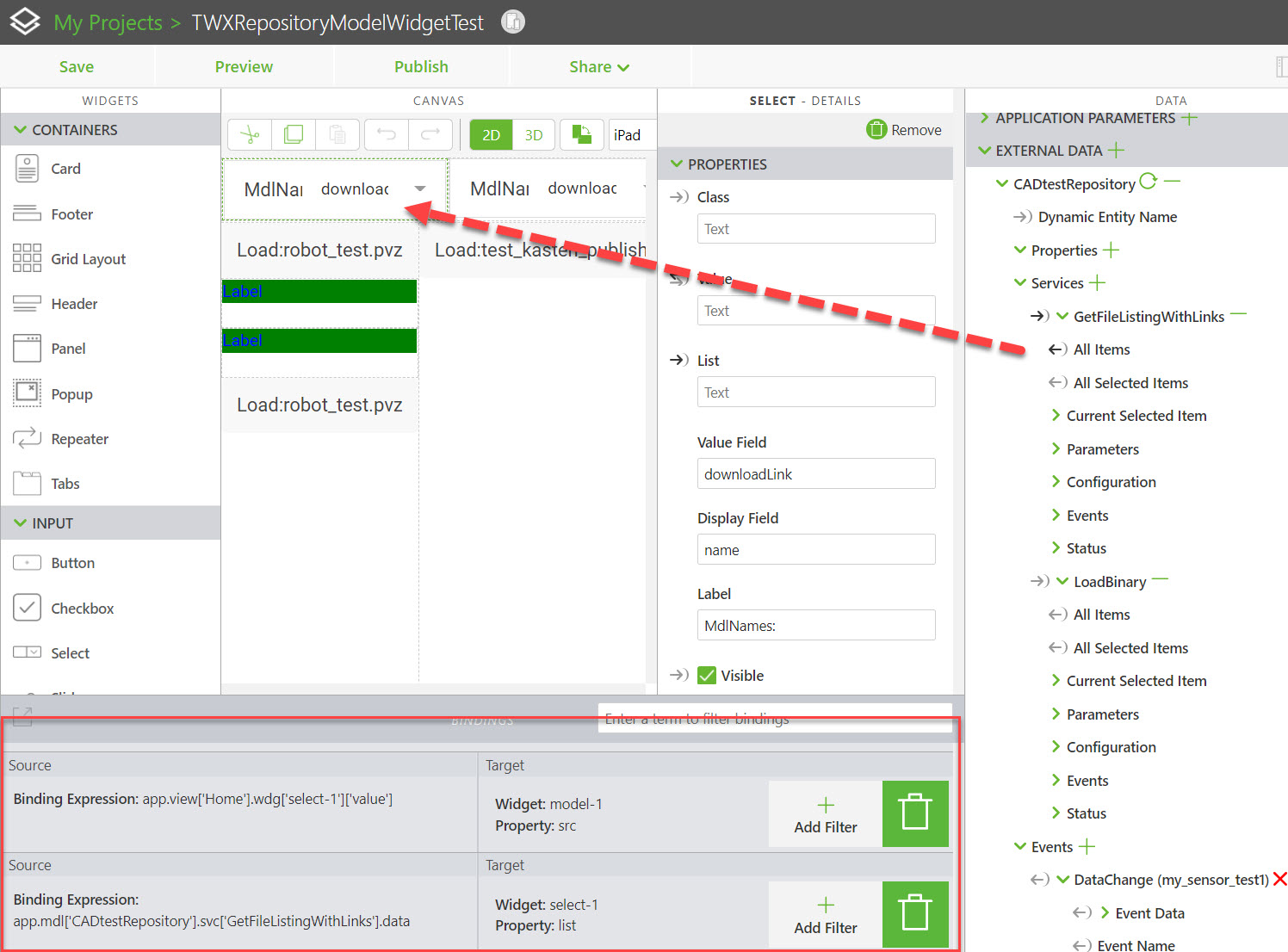Solved Fetch 3 D Model From Thingworx File Repository Int Ptc Community