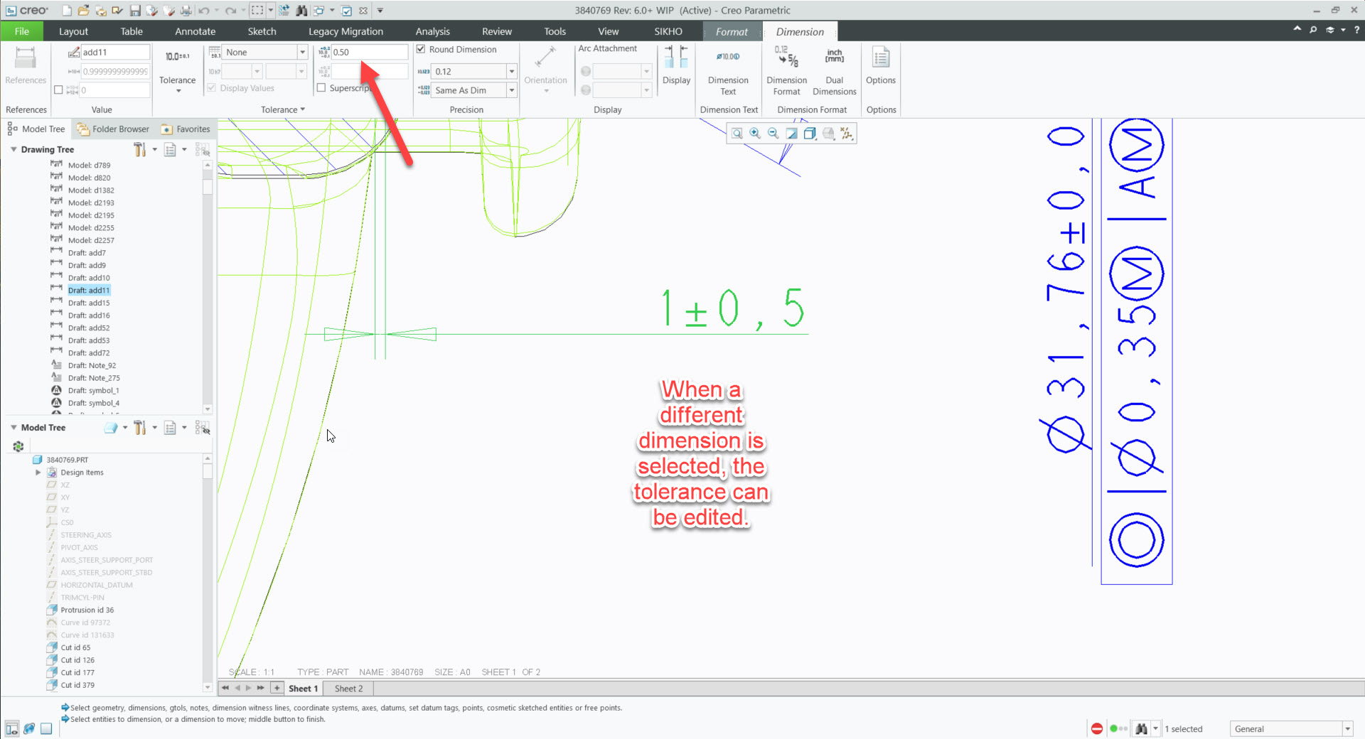 Solved: Can't edit tolerance limits - PTC Community