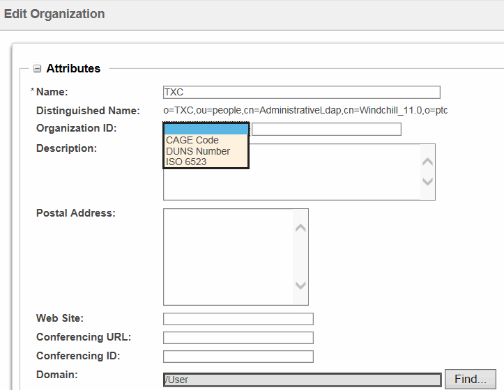 Organization ID list update. Used in Supplier Mana... - PTC Community