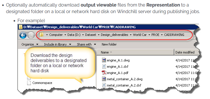 define destination folder for pdf file created by ... - PTC Community