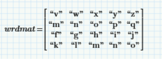Solved: Weed out a Matrix - PTC Community
