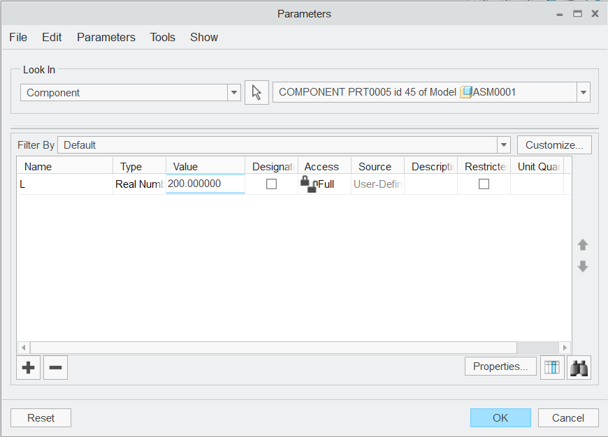 Parameter driven components and the replace compon... - PTC Community