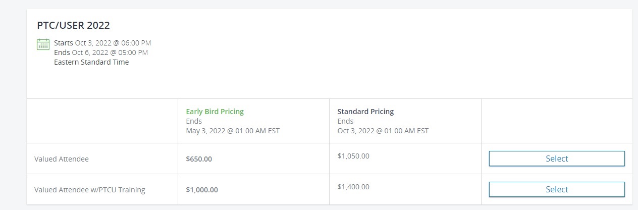 PTC conference in 2022 - PTC Community