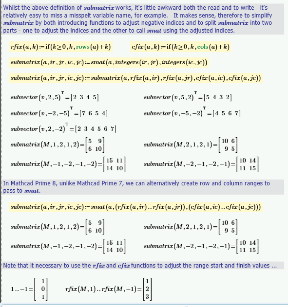 Range Arguments Are Partially Back In Mathcad Prim Ptc Community