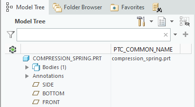 Solved: Retrieve PTC Common name without full assembly in ... - PTC ...