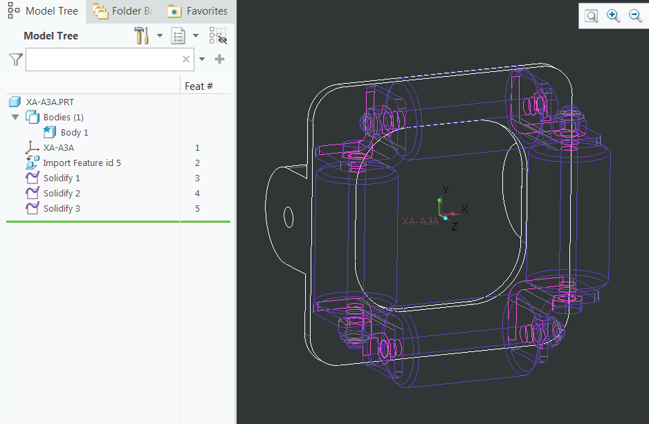 Solved: How to make imported part show solid lines in a dr... - PTC Community