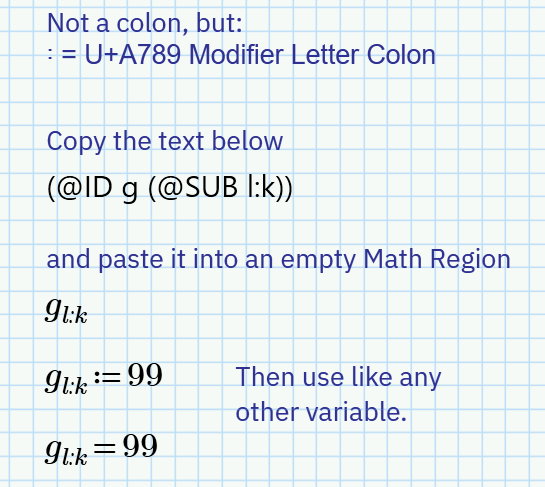 Subcripts in Mathcad prime - PTC Community