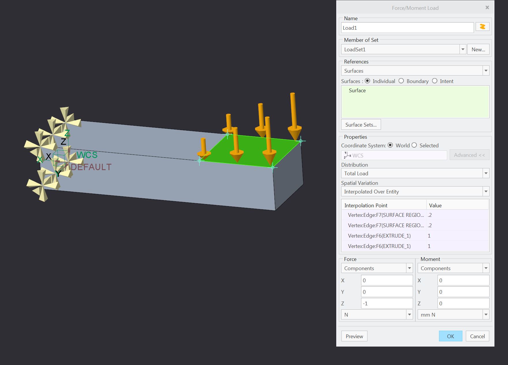 Solved: Triangular Load in Creo Simulate - PTC Community
