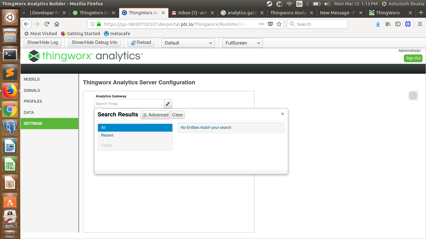 Solved: Analytics Gateway list comes empty in Analytics Bu... - PTC ...