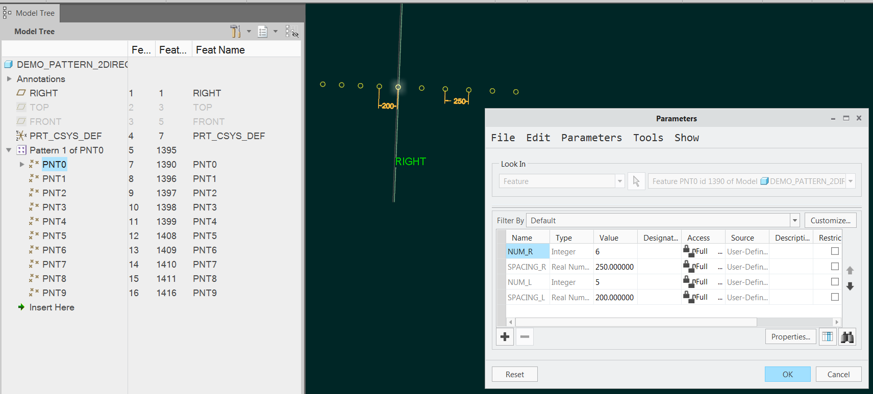Solved: Pattern in Part environment - PTC Community