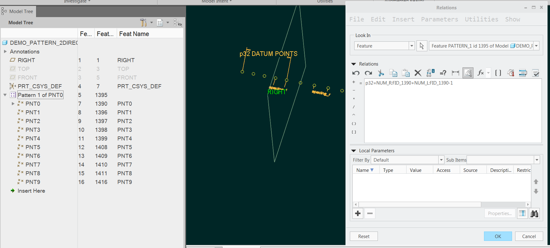 Solved: Pattern in Part environment - PTC Community