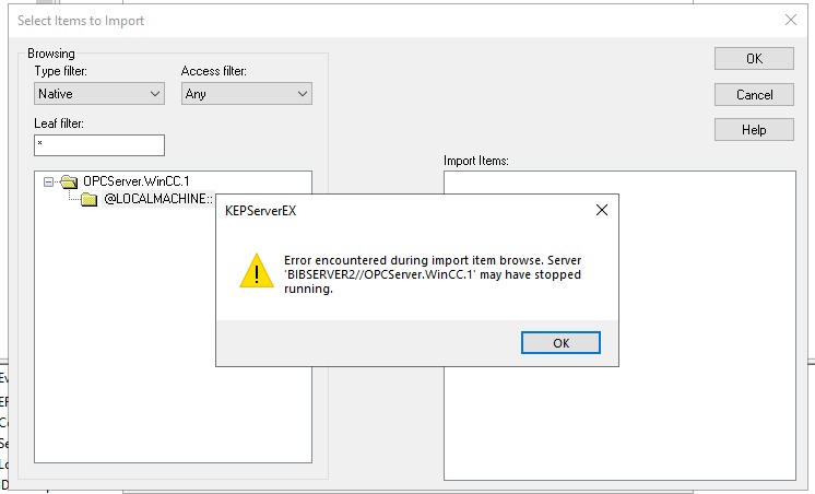 Import tags OPC DA Client, Kepware - PTC Community