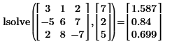 MathCad set of linear equation solution error - PTC Community