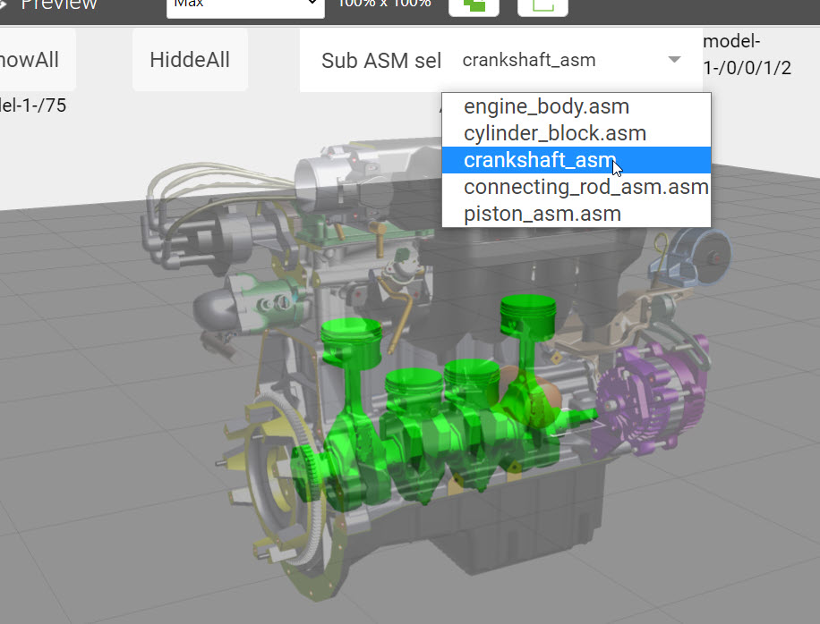 Solved: find component children and highlight them - PTC Community