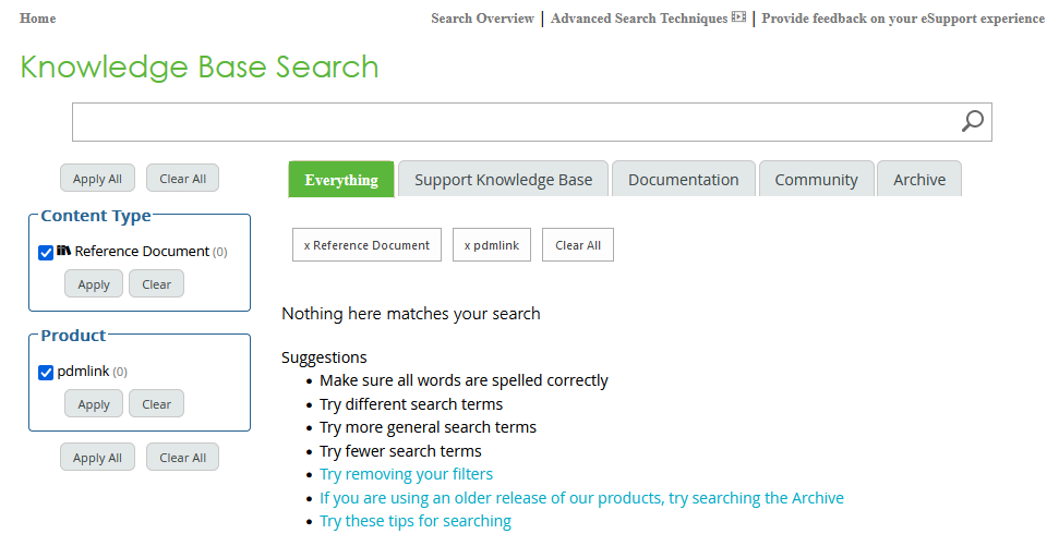 what happened for the esupport? - PTC Community