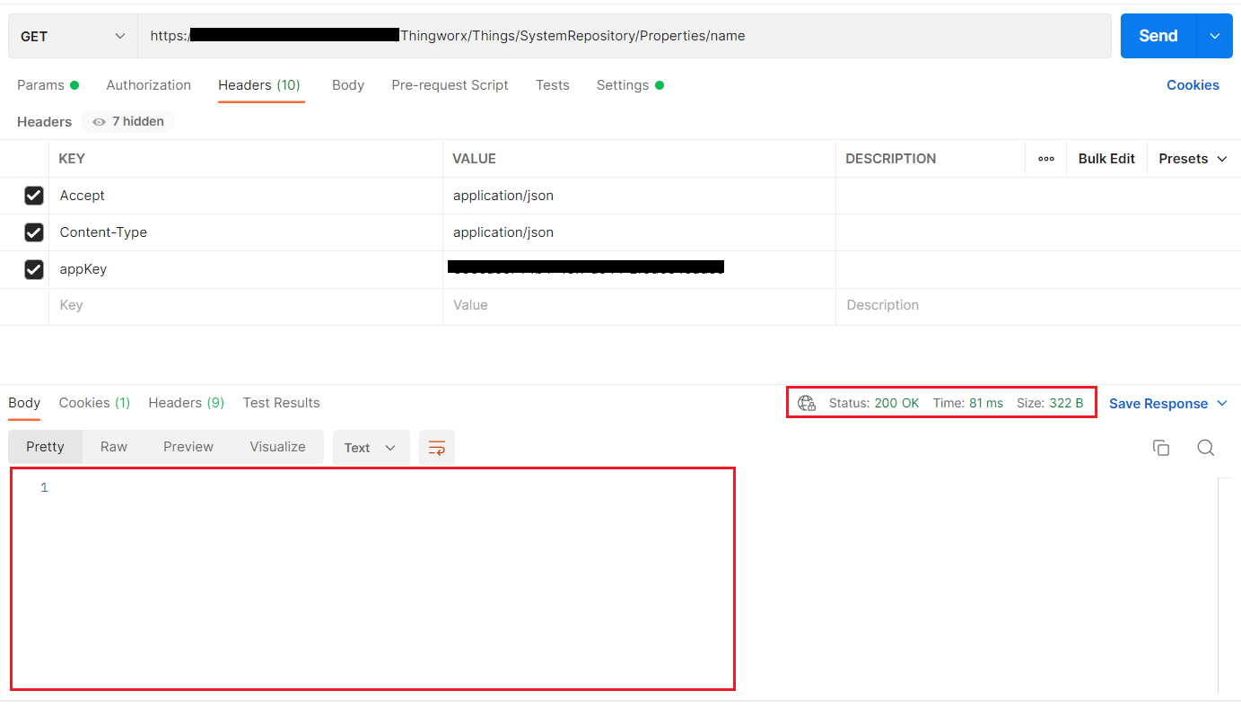 Solved: REST API call to thingworx shows success but no da... - PTC Community
