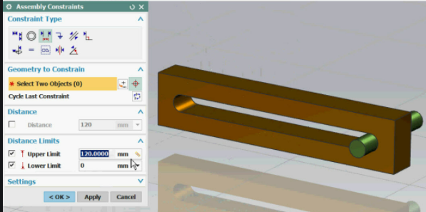 Limiting distance in advanced design. - PTC Community