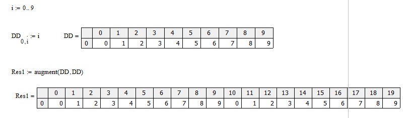 Solved: Repeat Matrix/vector in Mathcad - PTC Community