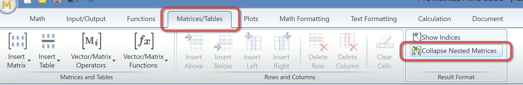 Solved: Element by element division in matrix - PTC Community