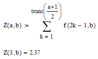 Mathcad 15 index summation - PTC Community