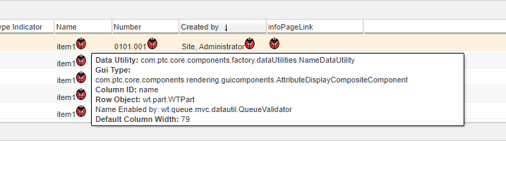 How to add information button in table builder to ... - PTC Community