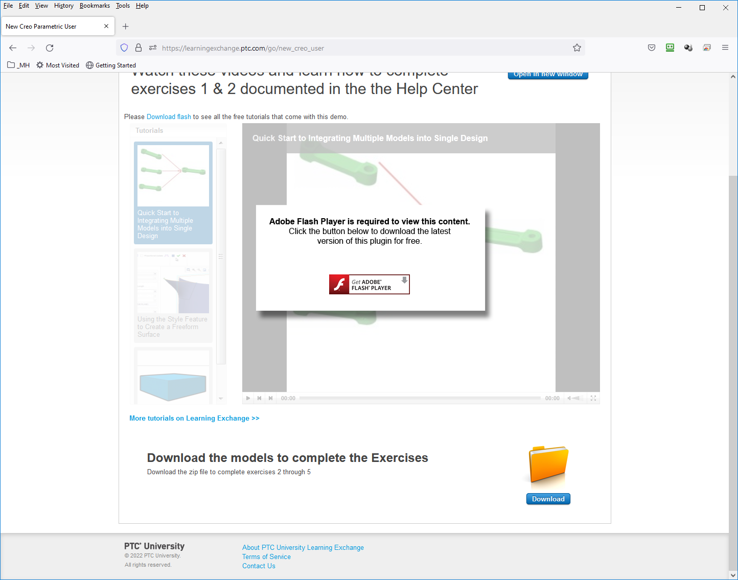 Solved: Downloading Models for the Tutorial - PTC Community