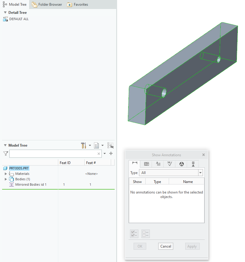 Solved: Model-Based Definition with mirrored parts - PTC Community