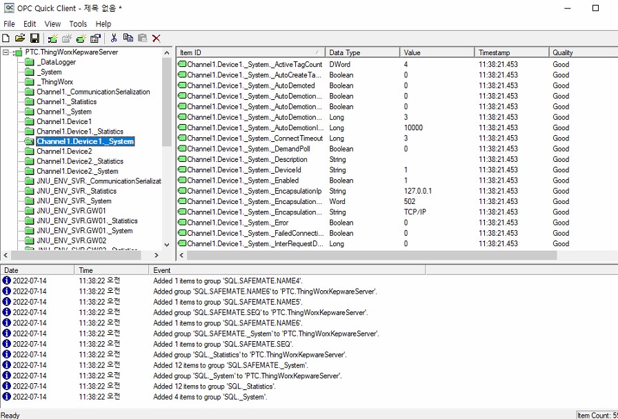 Solved: Connection kepware to thingworx - PTC Community