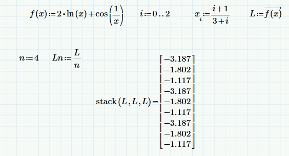 Matrices Create in Mathcad Prime - PTC Community