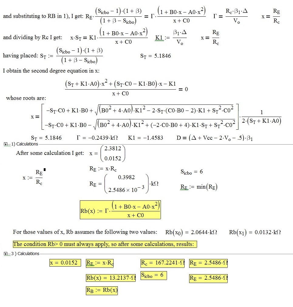 Solved: How to model a Transistor in MATHCad? - PTC Community