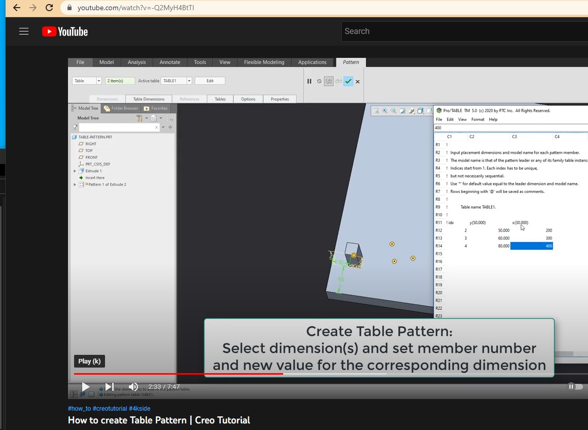 Solved Bug Related To Assembly Reference Pattern Both And Ptc Community