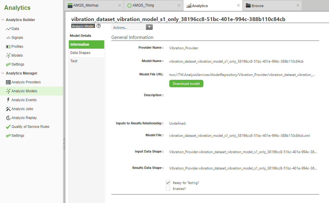 Operationalize an Analytics Model Guide Part 1 - PTC Community