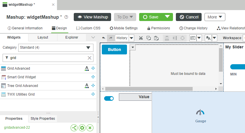 Basic Mashup Widgets Guide Part 3 - PTC Community