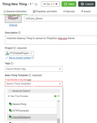Connect Kepware Server to ThingWorx Foundation Par... - PTC Community