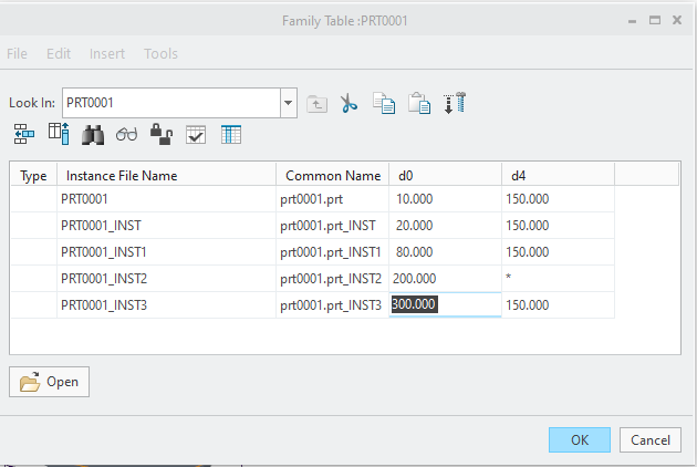 Solved: Imported Family Table data - PTC Community