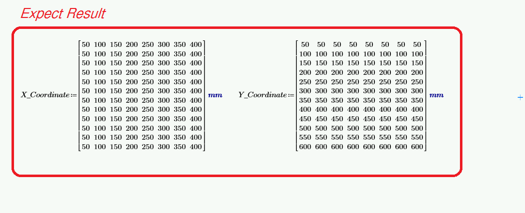 Solved: Coordinate &Matric in Mathcad Prime - PTC Community