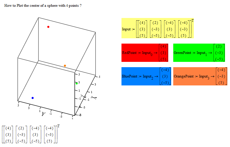 Solved: Plot the center of a sphere with 4 points ? - PTC Community