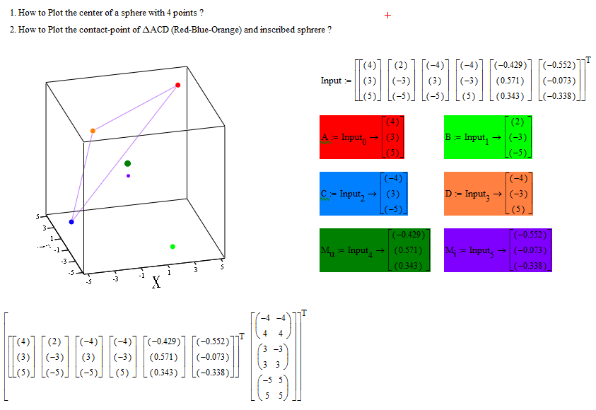 Solved: Plot the center of a sphere with 4 points ? - PTC Community