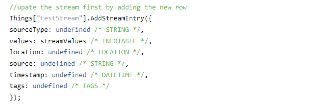 Solved Adding Stream Entries Ptc Community