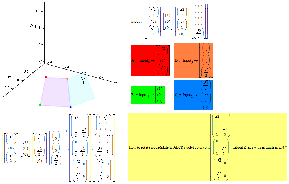 Solved: Rotate a quadrilateral in 3-D ? (cont.) - PTC Community