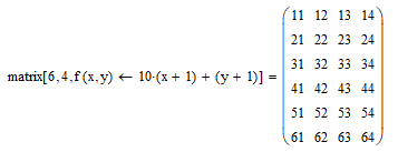 Solved: matrix() function question asking - PTC Community