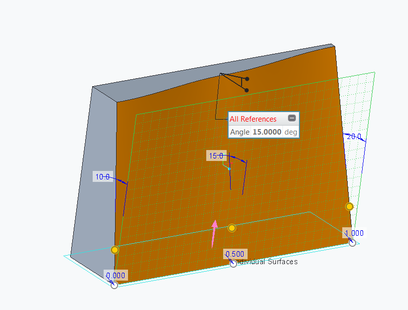 Create smooth variable draft across multiple surfa... - PTC Community
