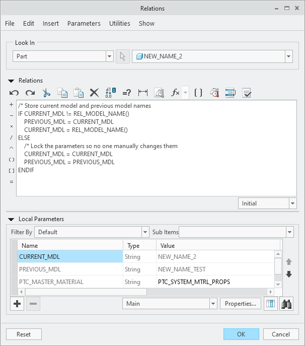Solved Using Repeat Regions To Document File History Ptc Community