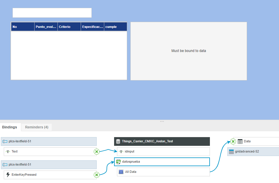 How To Send Specifics Values From A Grid Advanced Ptc Community